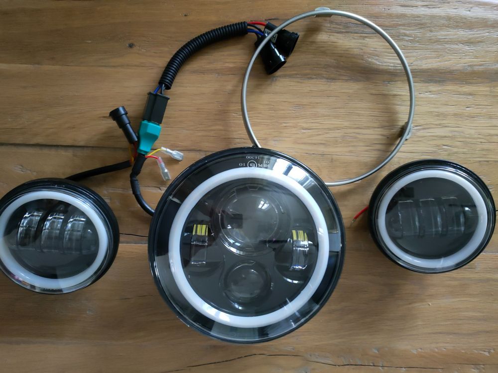 LED Scheinwerfer Set für Harley Davidson (Gebraucht) in Schinznach Bad ...