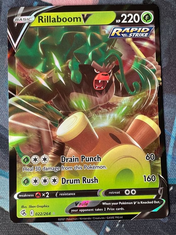 Pokemon - Rillaboom V 022/264 (Neu (gemäss Beschreibung)) in Löhningen ...