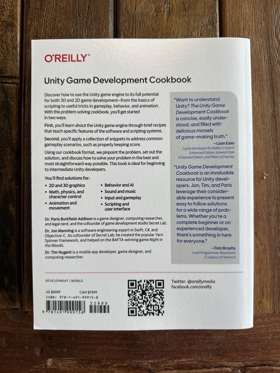 Unity game development cookbook, essential for every game (Nuovo (secondo la descrizione)) a Zug ...