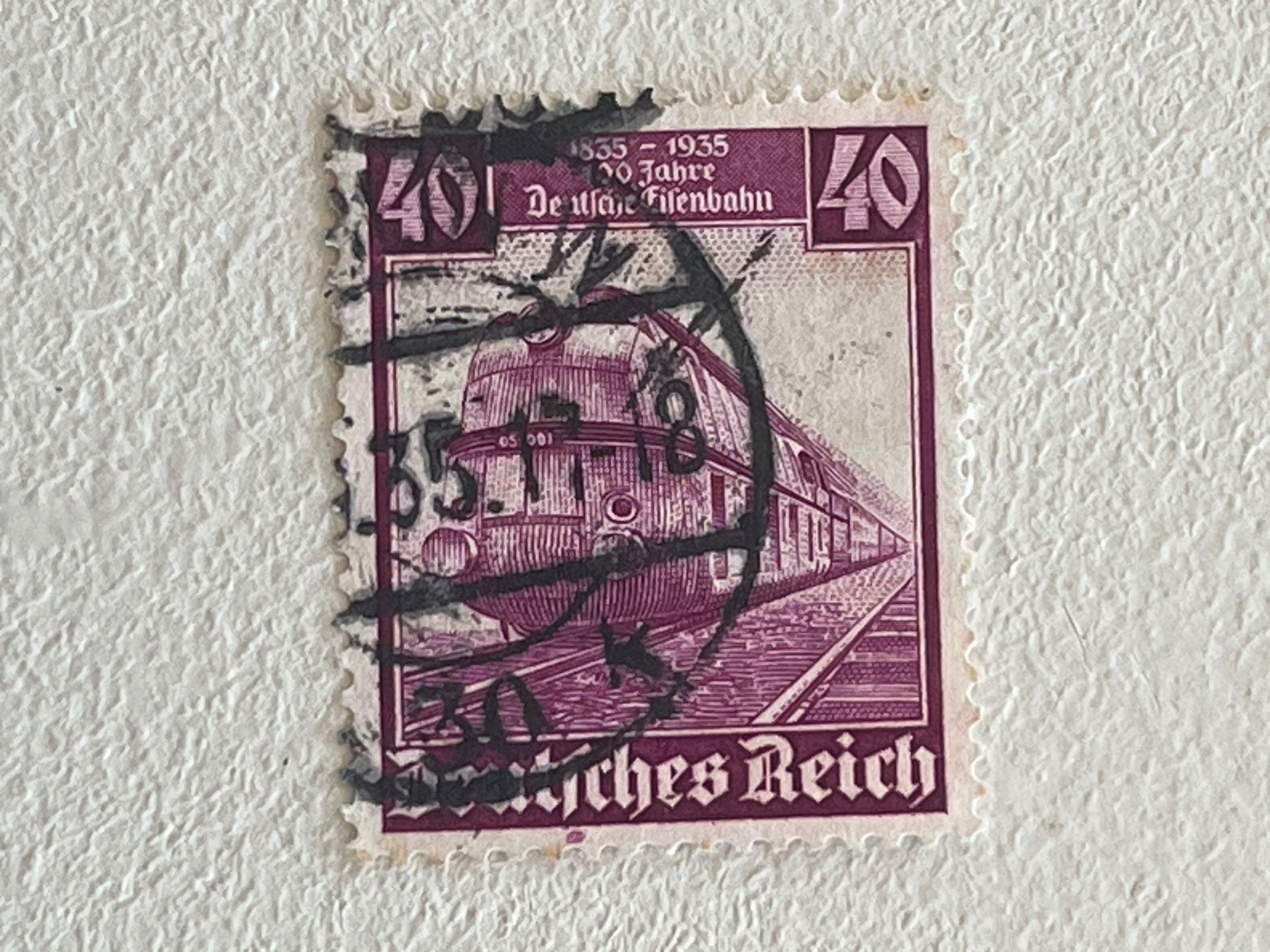 DR - Deutsche Reich / 3° Reich / Briefmarke (Gebraucht) in Chiasso für ...