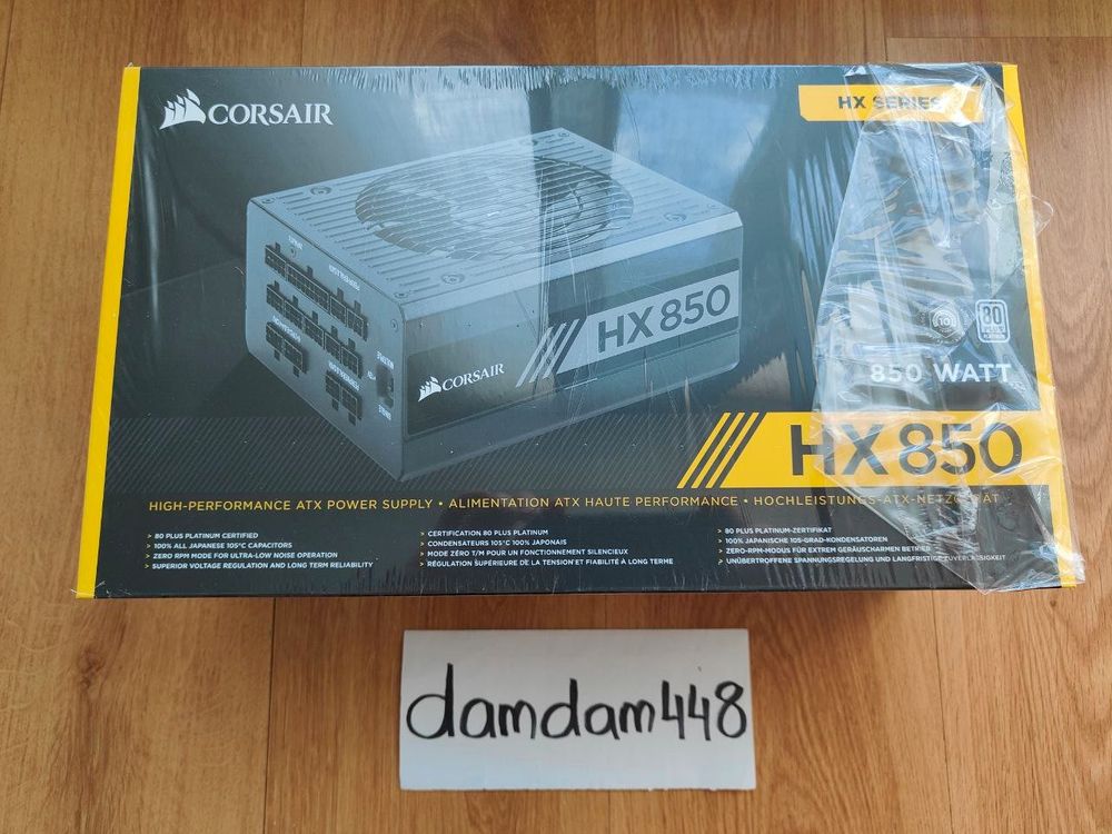 Corsair HX850 bloc alimentation PC (Neuf (Voir description)) à Meyrin pour CHF 149 – avec ...
