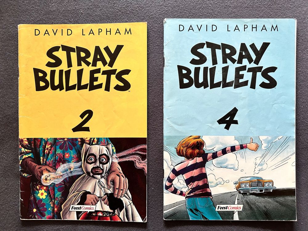 STRAY BULLETS HEFT 2 und 4, DAVID LAPHAM, FEEST COMICS (Gebraucht) in ...