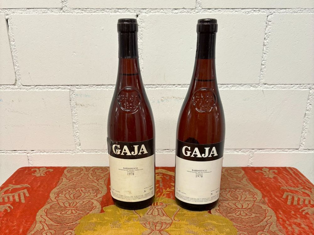 💚💚 2 x 1978 Gaja Barbaresco DOCG 💚 CH-NACHLASS (Neu (gemäss ...