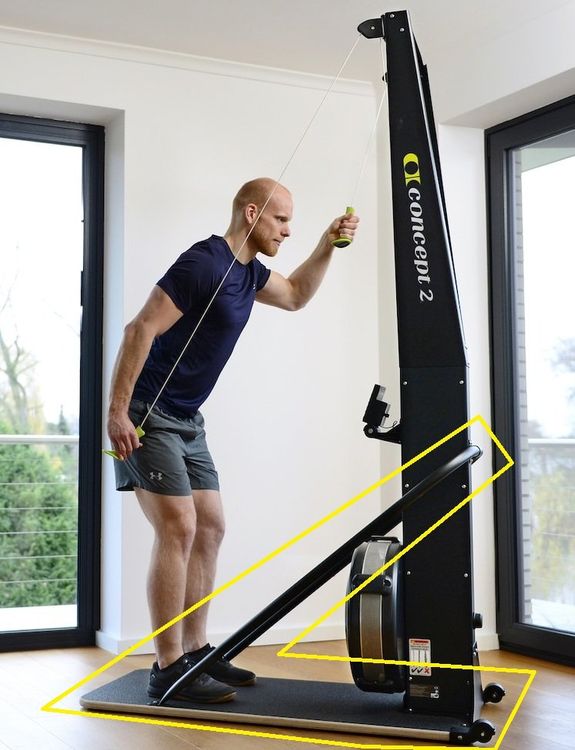 Concept 2 SkiErg Floor Stand Gestell (Neu (gemäss Beschreibung)) in ...