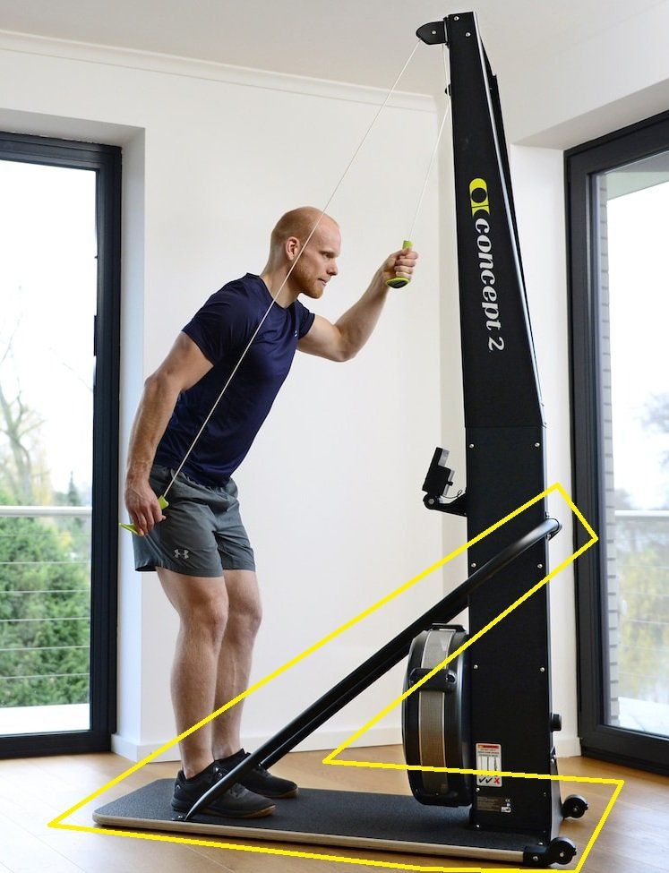 Concept 2 SkiErg Floor Stand Gestell (Neu (gemäss Beschreibung)) in ...