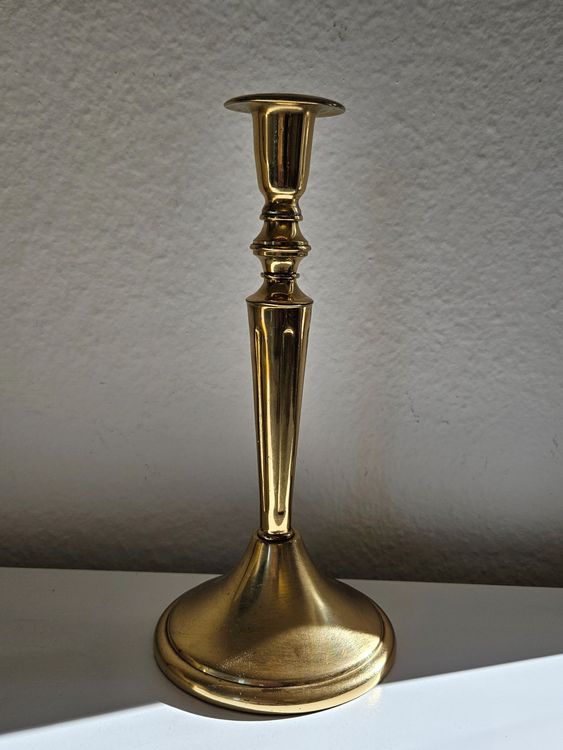 Massiver Kerzenständer aus Messing | Kaufen auf Ricardo