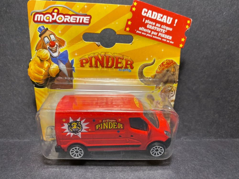 Majorette Renault Master Pinder Zirkus Transporter OVP neu (Neu (gemäss ...