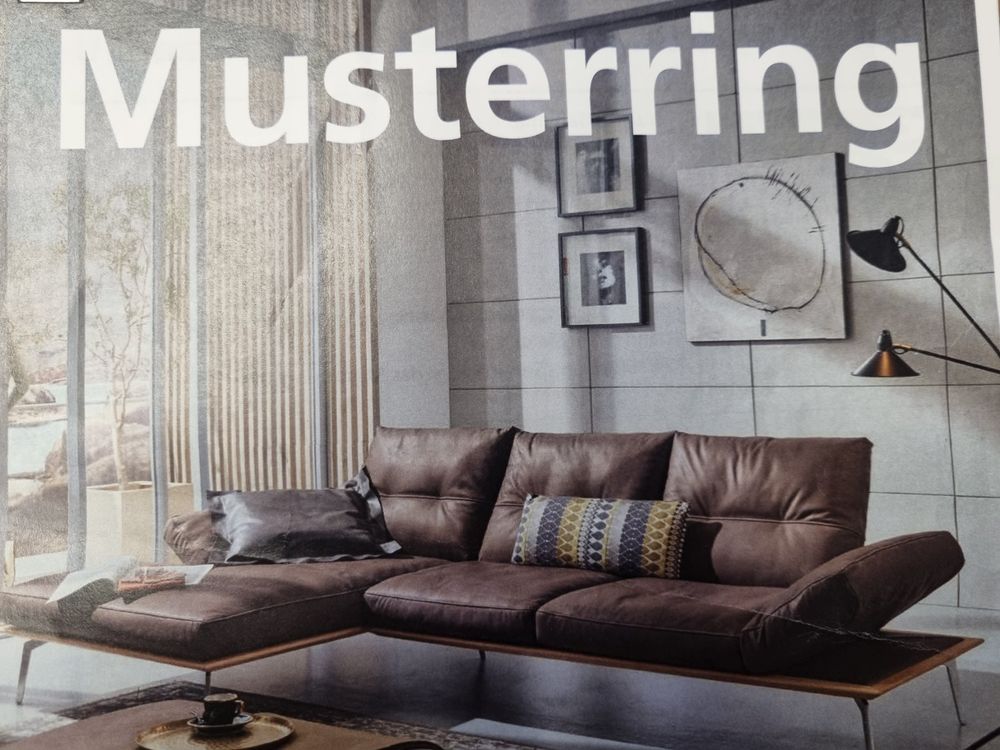 Musterring Designer Leder Ecksofa braun - NP Fr. 6000.- | Kaufen auf Ricardo