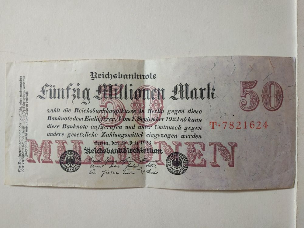 Fünfzig Milionen Mark - Berlin 1923 (Gebraucht) in Sorengo für CHF 1 ...