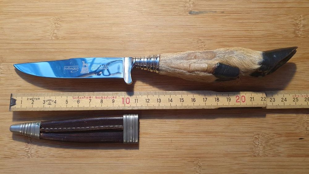 Messer / Jagdnicker mit Rehfuss. Das hat nicht jeder. (Gebraucht) in ...