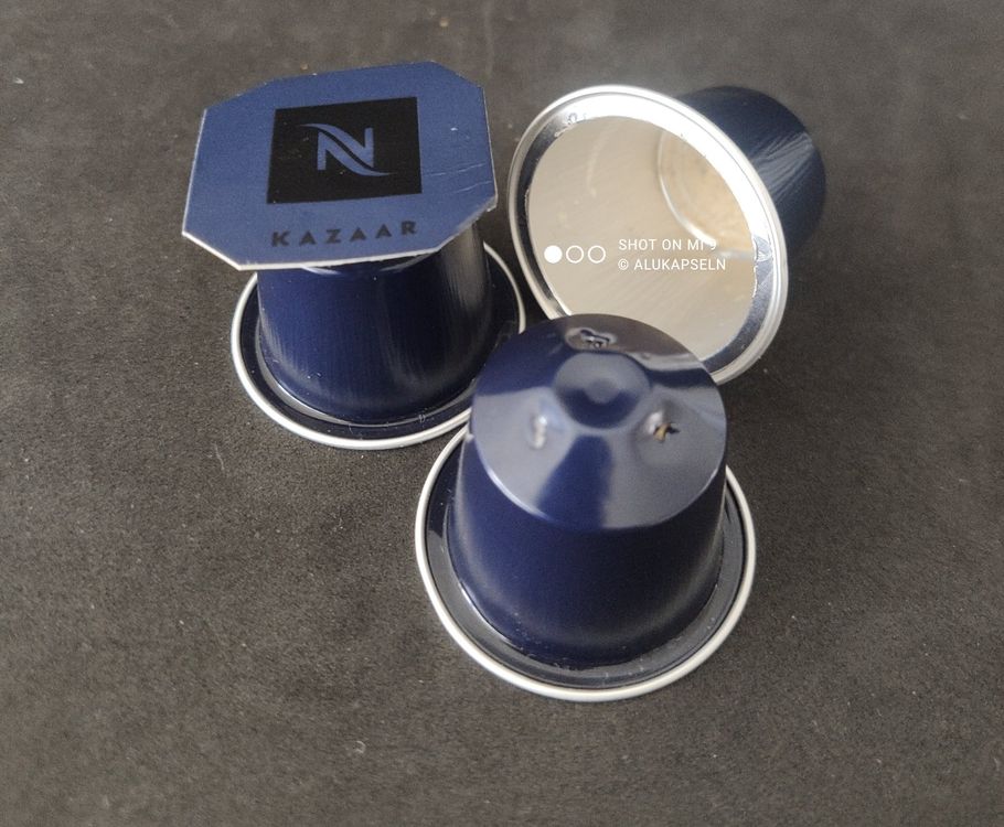100 leere Nespresso Kapseln Kazaar gereinigt Alu zum Basteln | Kaufen auf Ricardo
