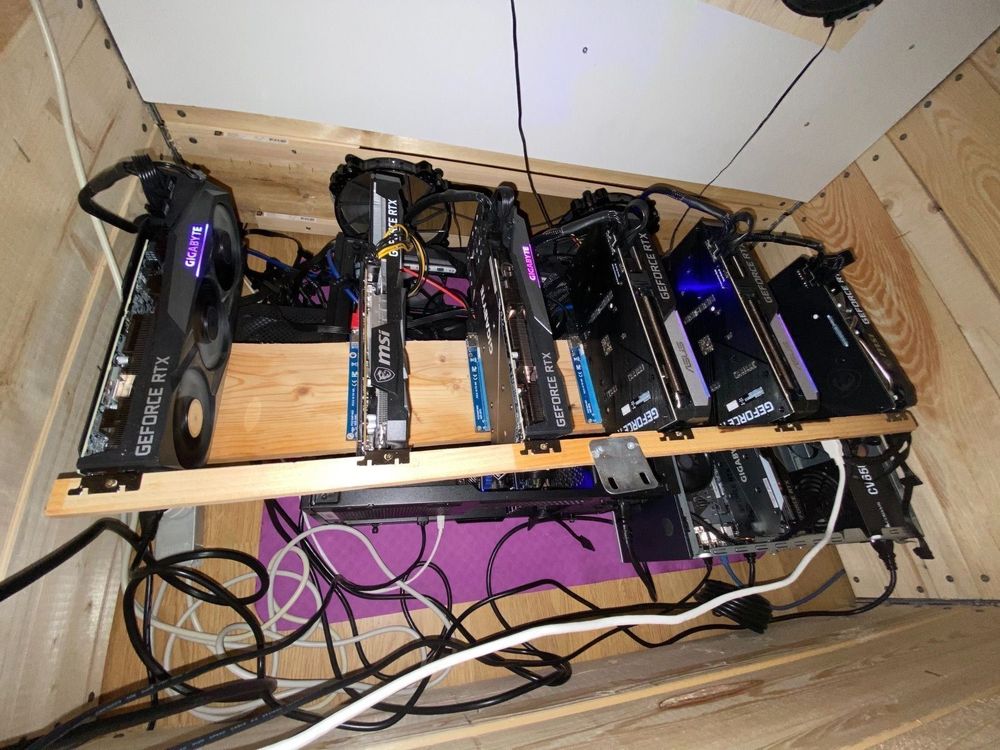 Ethereum Mining Rig 432.3MH/s - RTX 3070 | Kaufen auf Ricardo