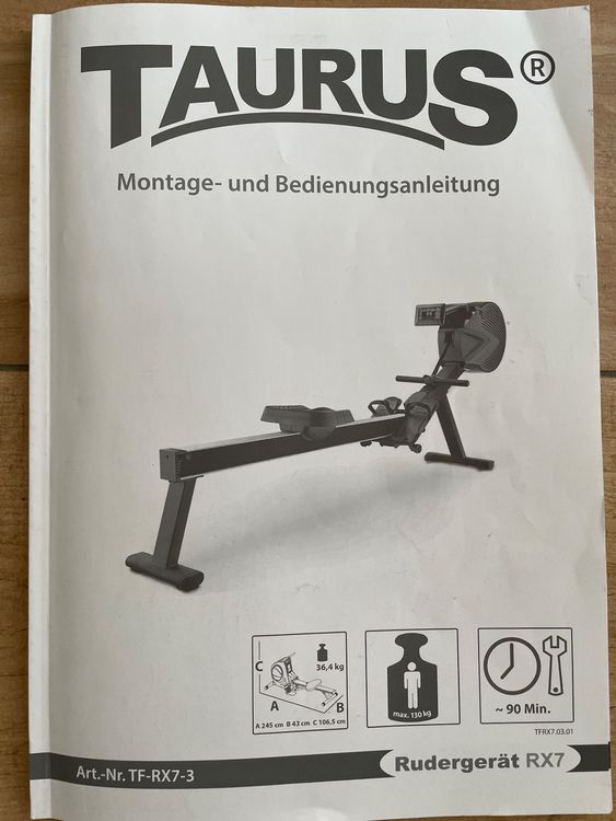 Taurus RX-7 High-End Rudergerät (Gebraucht) in Menziken für CHF 470 ...