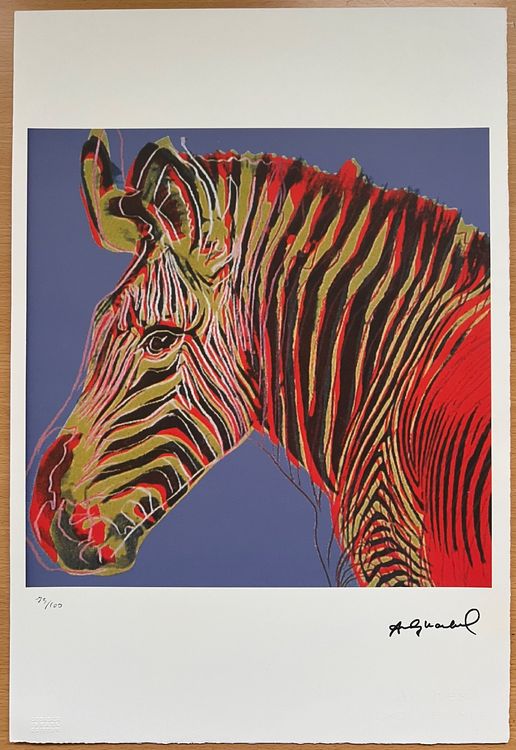 Andy Warhol « Zebra » 73/100 (Neu (gemäss Beschreibung)) in Basel für ...
