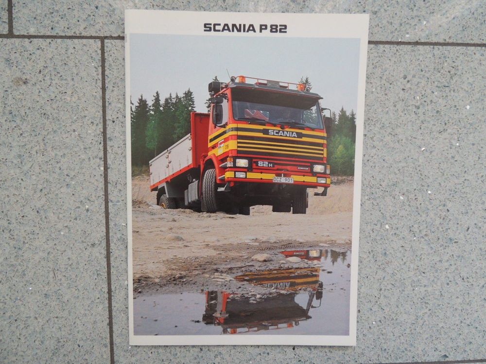 Scania P82 Prospekt 1982 | Kaufen auf Ricardo
