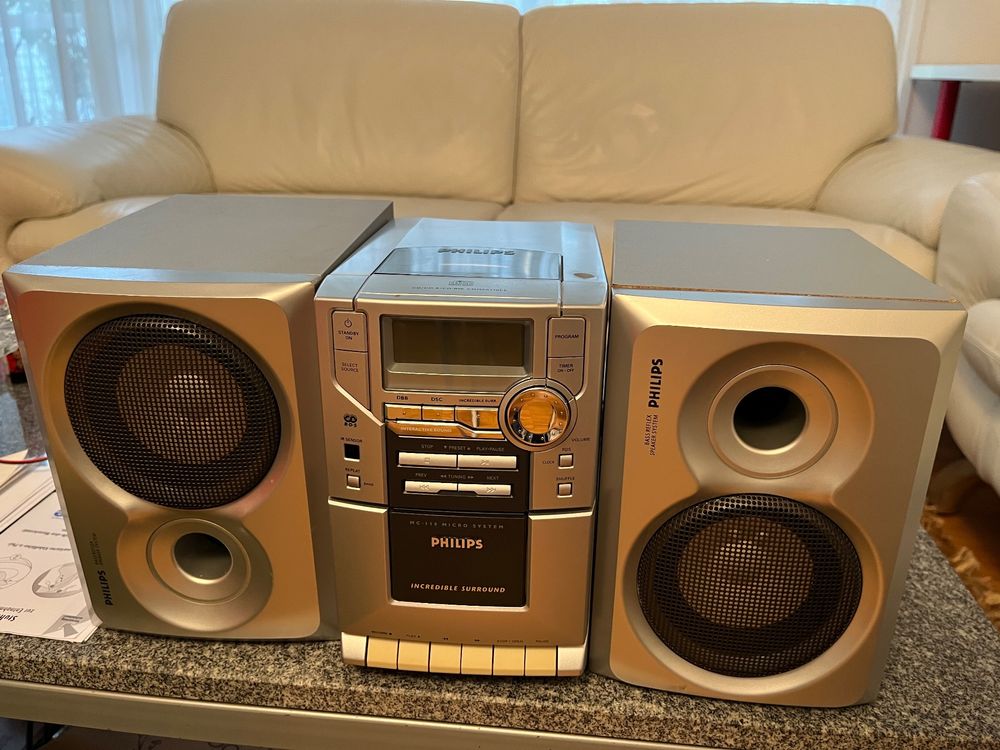 Philips MC10 Micro System Stereoanlage Komplett (Gebraucht) in ...