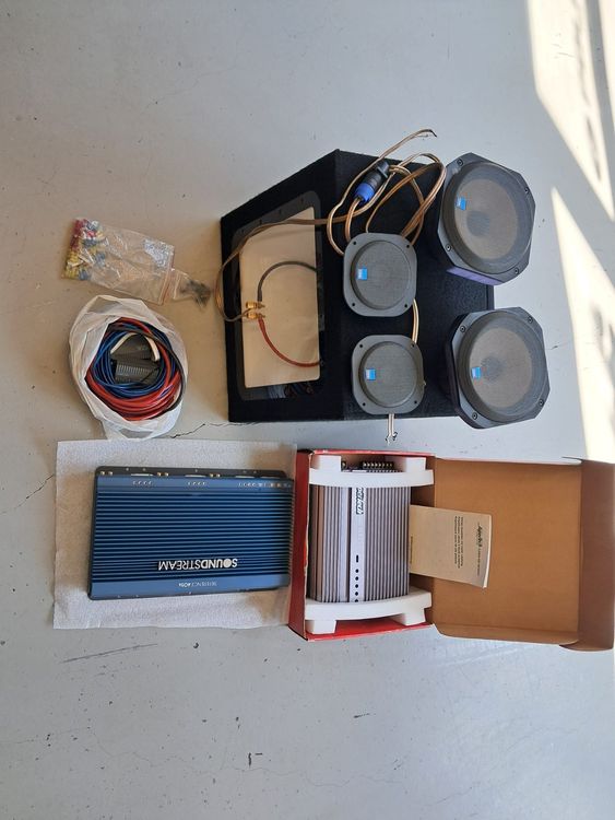 Soundstream & Supertech Auto Verstärker Set, Top Zustand! (Gebraucht ...