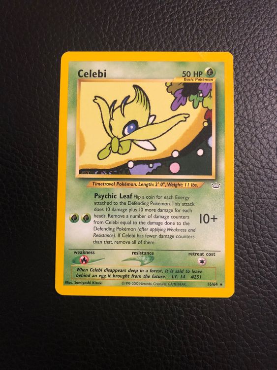 Neo Revelation Celebi rare 16/64 Ab 1 (Gebraucht) in Paradiso für CHF 6 ...