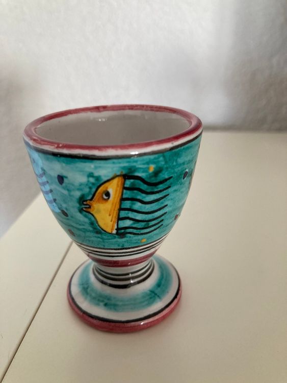 Eierbecher Nr. 142 von S. Volpi Deruta Italien (Gebraucht) in ...