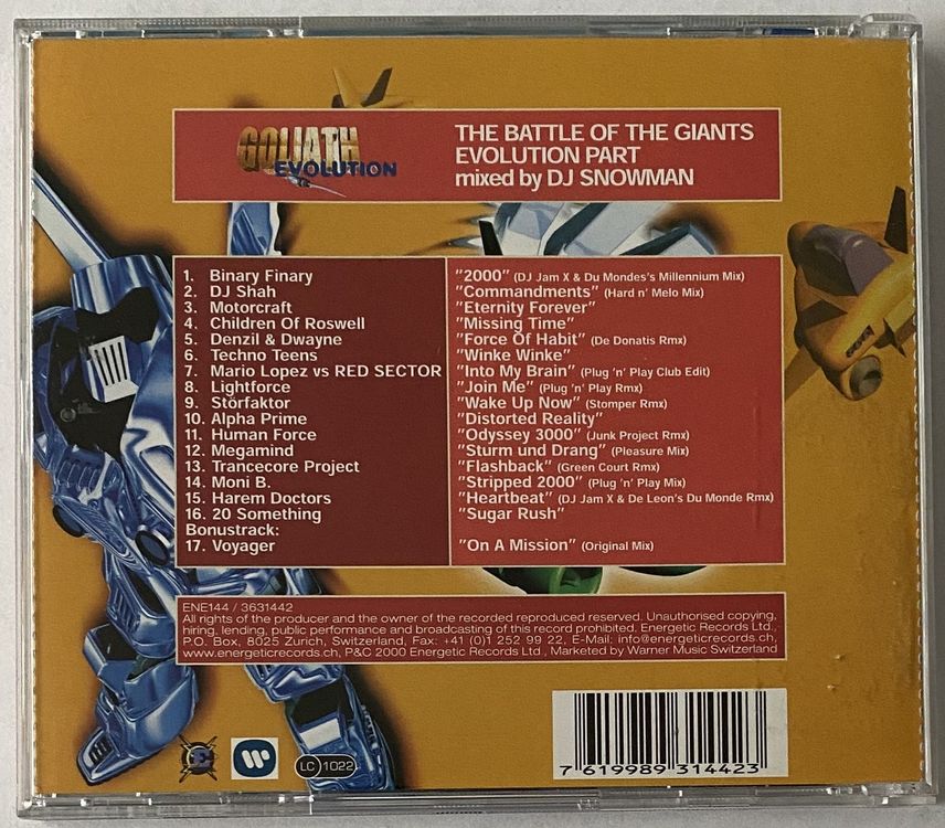 DJ Snowman, Goliath vs. Evolution, The Battle Of The Giants (Gebraucht ...