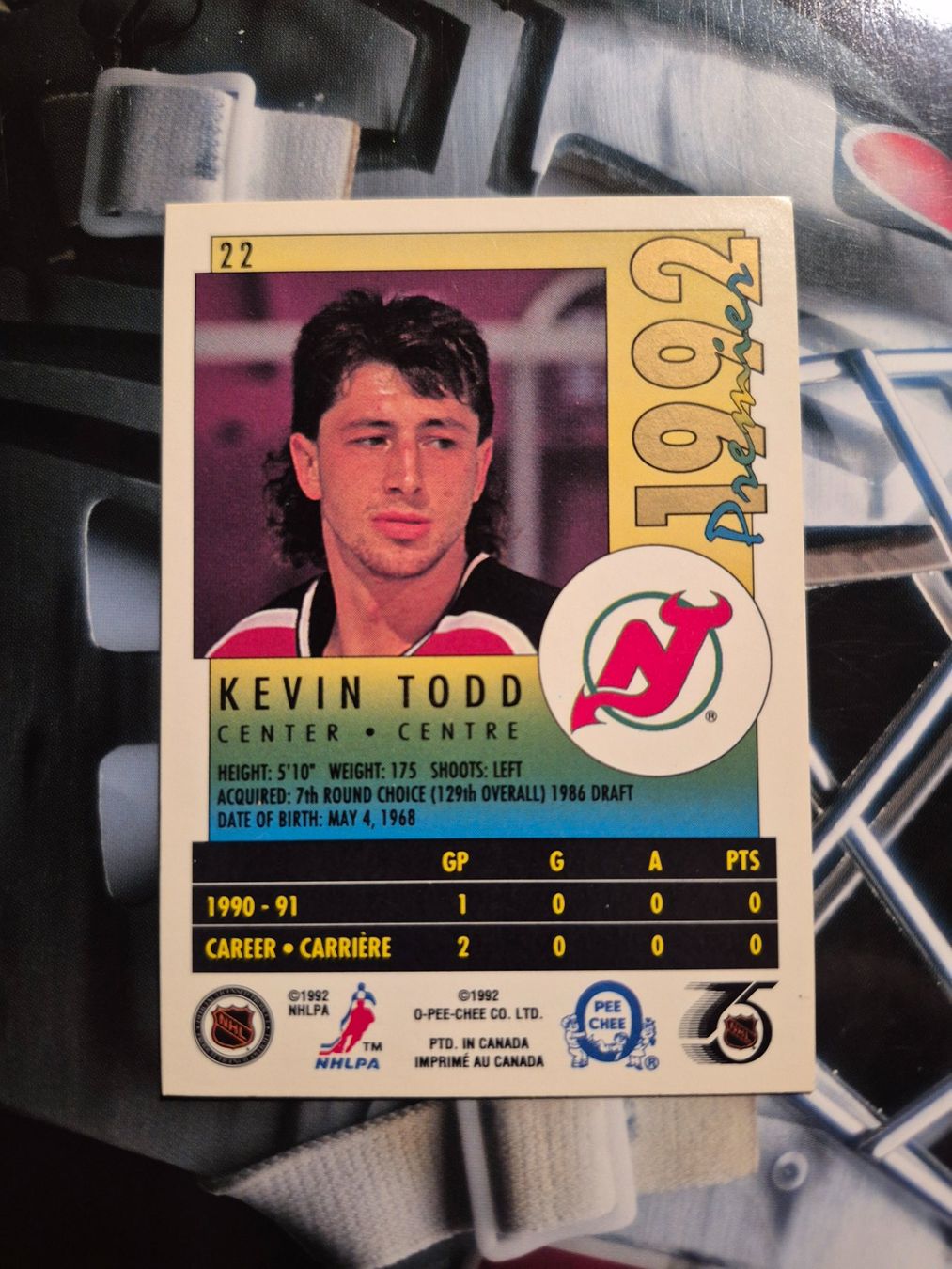 NHL Kevin Todd New Jersey Devils (Gebraucht) in Treiten für CHF 1 – mit ...