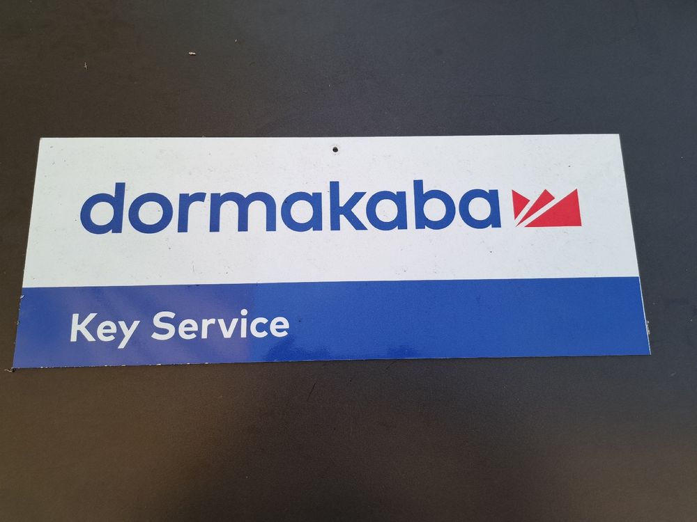 Blechschild Dormakaba Key Service | Kaufen auf Ricardo