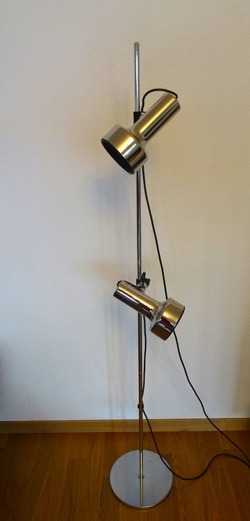 2 Spotlampe Retro Chrom Stehlampe Vintage 70er Jahre Design (Gebraucht) in Zürich für CHF 225 ...