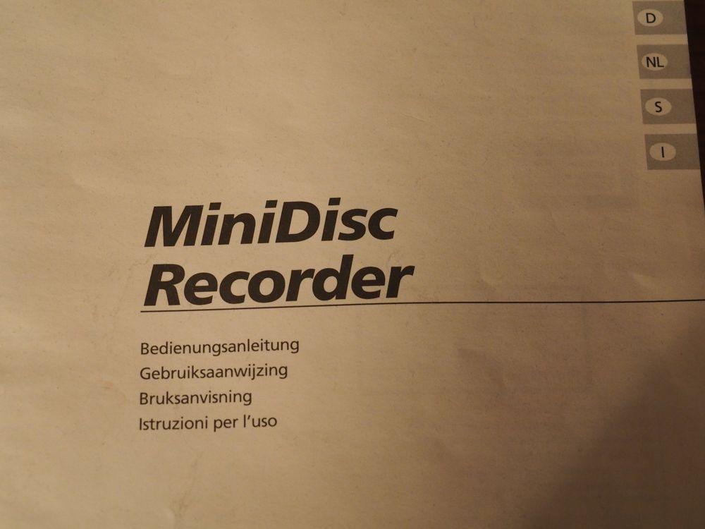 Mini Hi-Fi Anlage; Radio, CD, Kassette, Minidisc, Lautsprech (Gebraucht ...