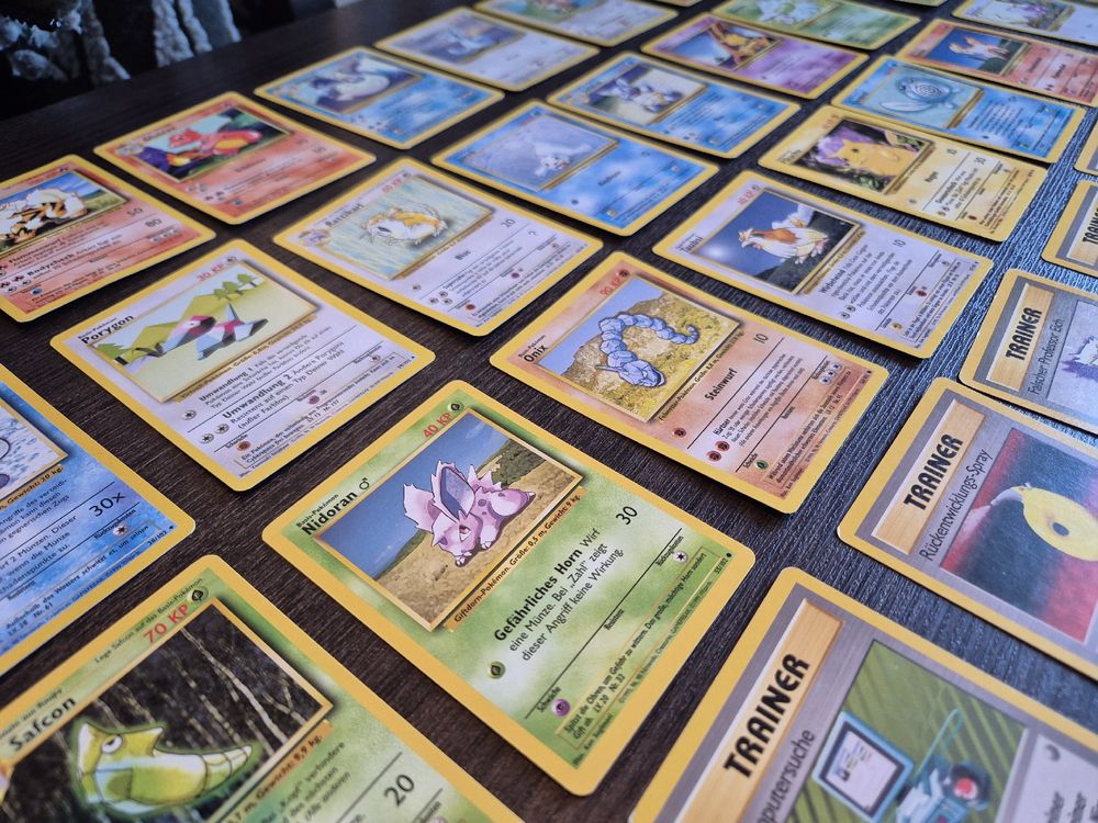Pokemon (fast) vollständiges Base Set Common - Rare non holo (Gebraucht ...