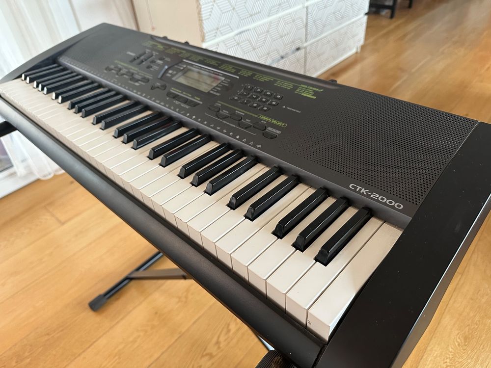 Casio CTK-2000 Keyboard mit verstellbarer Keyboardständer | Kaufen auf ...