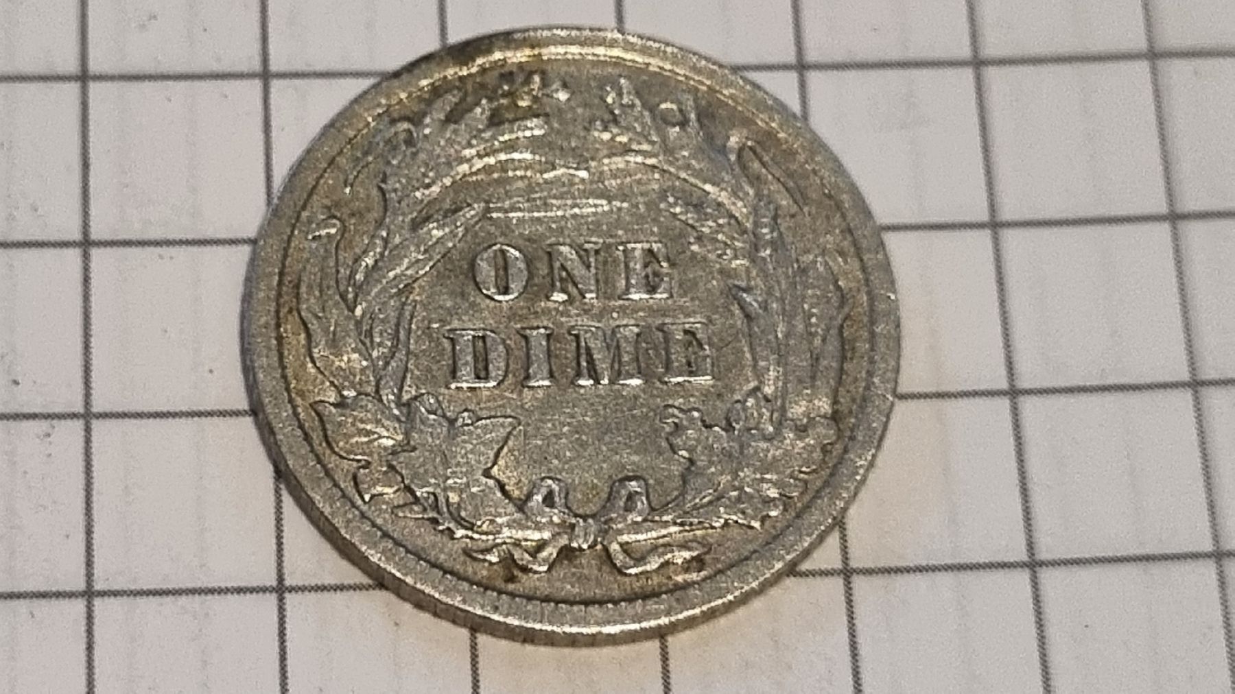 Pièce de 10 cents US Barber Dime de 1916 rare! silver (D'occasion) à ...