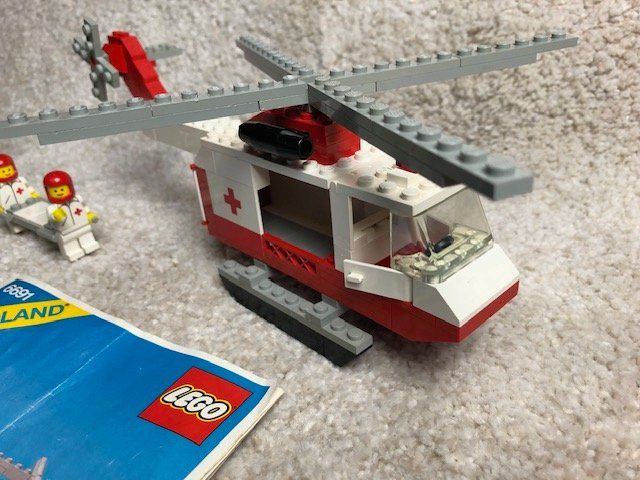 Lego 6691 Classic Red Cross Helicopter (inkl. Anleitung) (Gebraucht) in ...