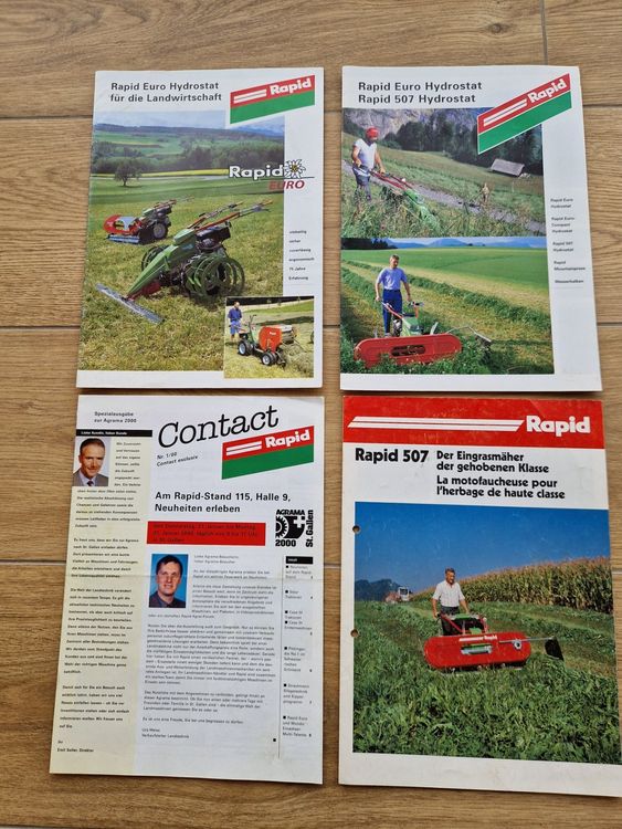 Original Prospekt Rapid 507 und Euro / Div. Rapid Unterlagen (Gebraucht ...