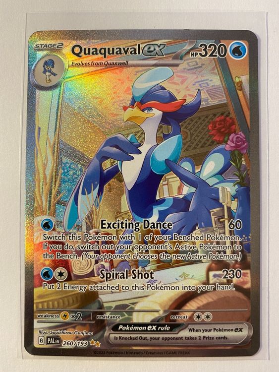 Pokemon Quaquaval EX 260/193 Paldea Evolved EN (Neu (gemäss ...