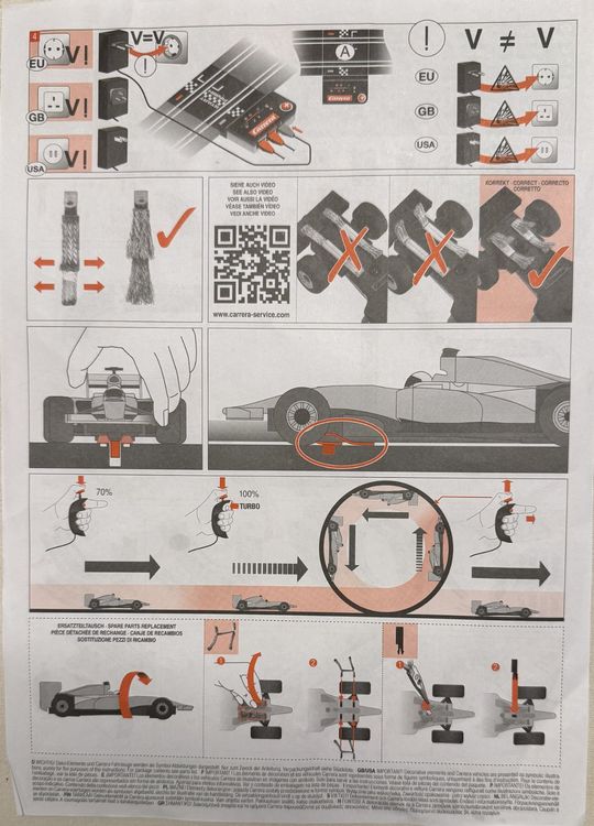 Carrera GO!!! Rennbahn, Set mit 5 Autos, Steilkurve uvm (Gebraucht) in ...