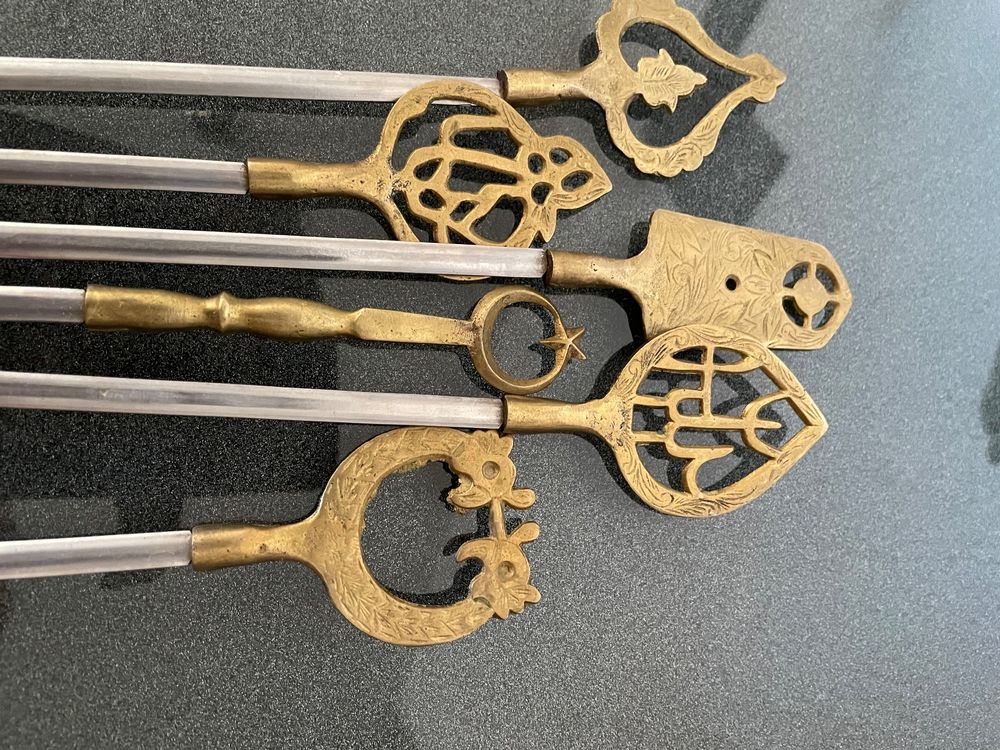Grill Spiesse 6er Set aus Messing (Gebraucht) in Bassersdorf für CHF 62 ...