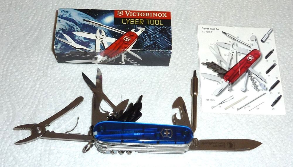 Victorinox Cyber Tool blau Taschenmesser Sackmesser neu (Neu (gemäss ...