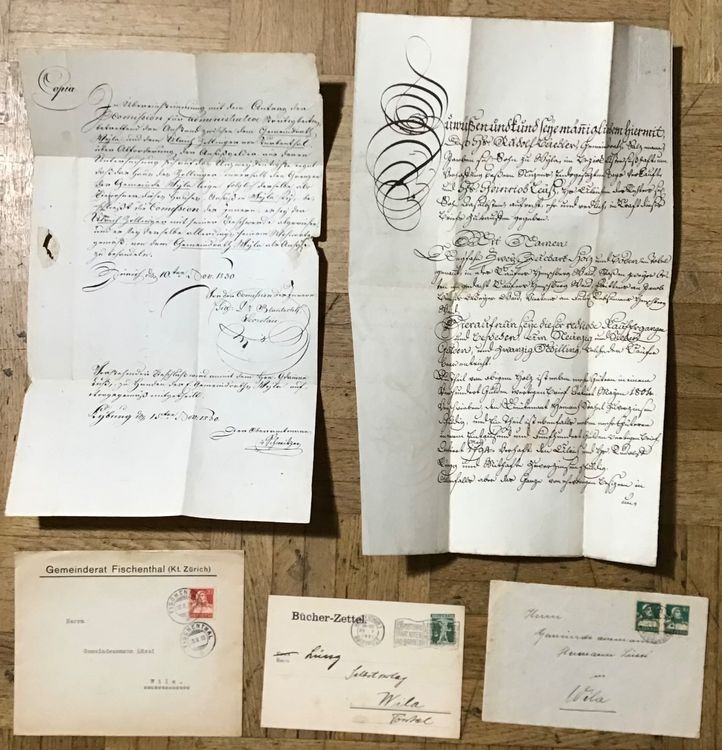 Antike Handgeschriebene Brief mit Cuver 1900 (Gebraucht) in für CHF 45 ...