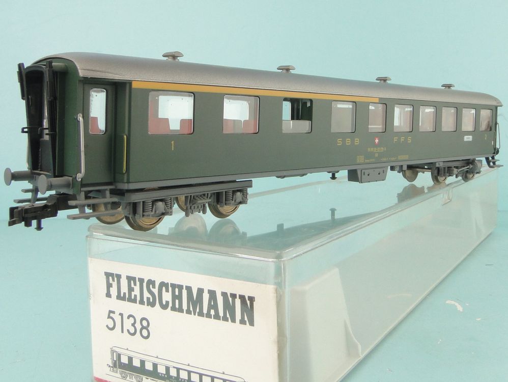 Fleischmann 5138 SBB Stahlwagen 1/2 Klasse | Kaufen auf Ricardo