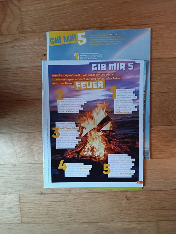 Zwei Gib mir 5 Magazine (Gebraucht) in Hüttikon für CHF 1 – nur ...