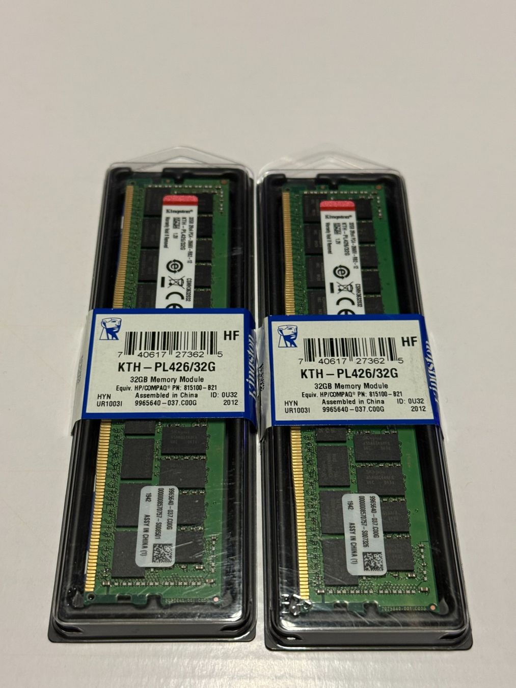 Kingston 64GB (2x32) DDR4-2666 ECC RDIMM | SERVER RAM (Gebraucht) in ...