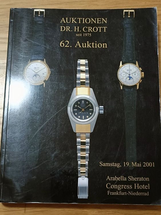 Auktionskatalog Dr. H. Crott 2001 (Gebraucht) in Solothurn für CHF 5 ...