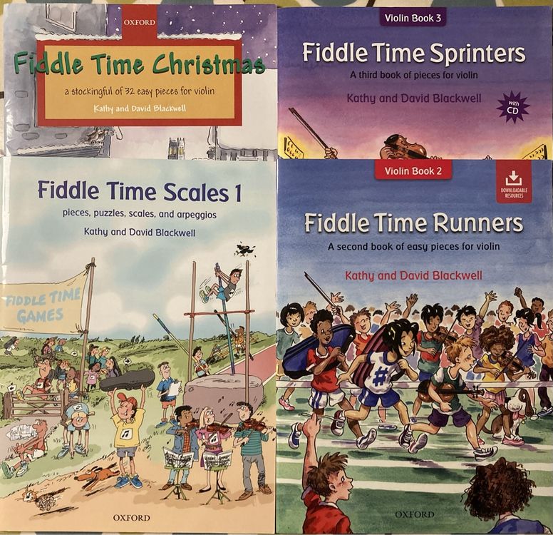 4 ‚Fiddle Time’ violin books für Lernende(neu) | Kaufen auf Ricardo