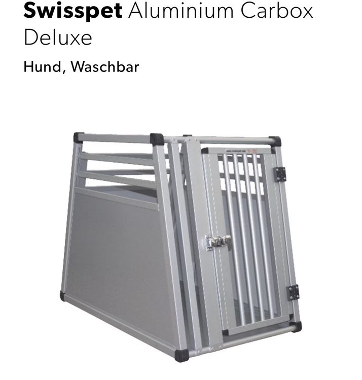 Hundebox Swiss Pet Aluminium Carbox Deluxe (Gebraucht) in Oberhasli für ...