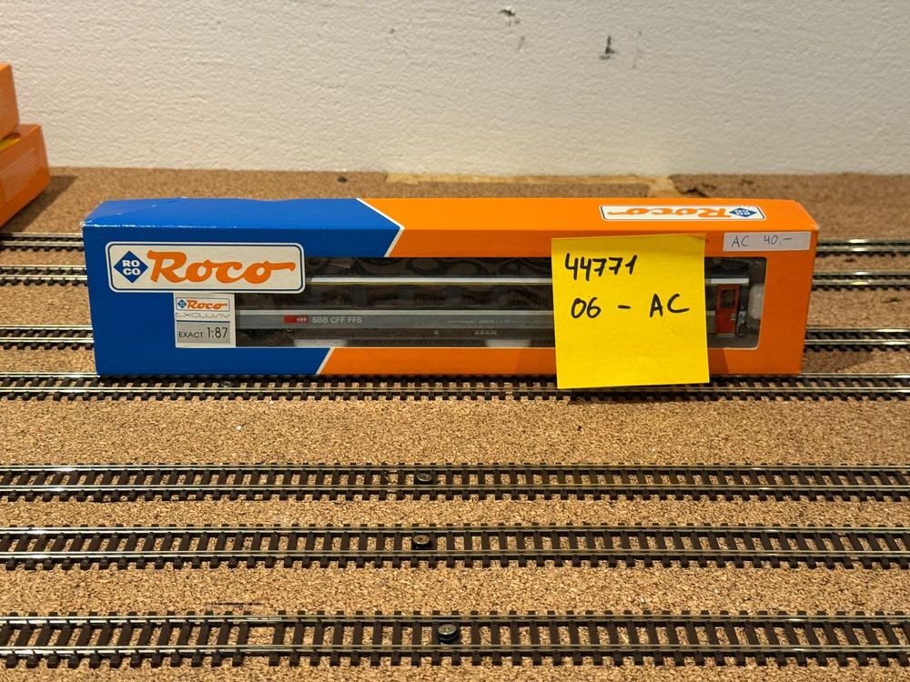 Roco 44771 SBB Apm 61 201-7 EC Wagen 1:87 - AC (Gebraucht) in Goldau ...