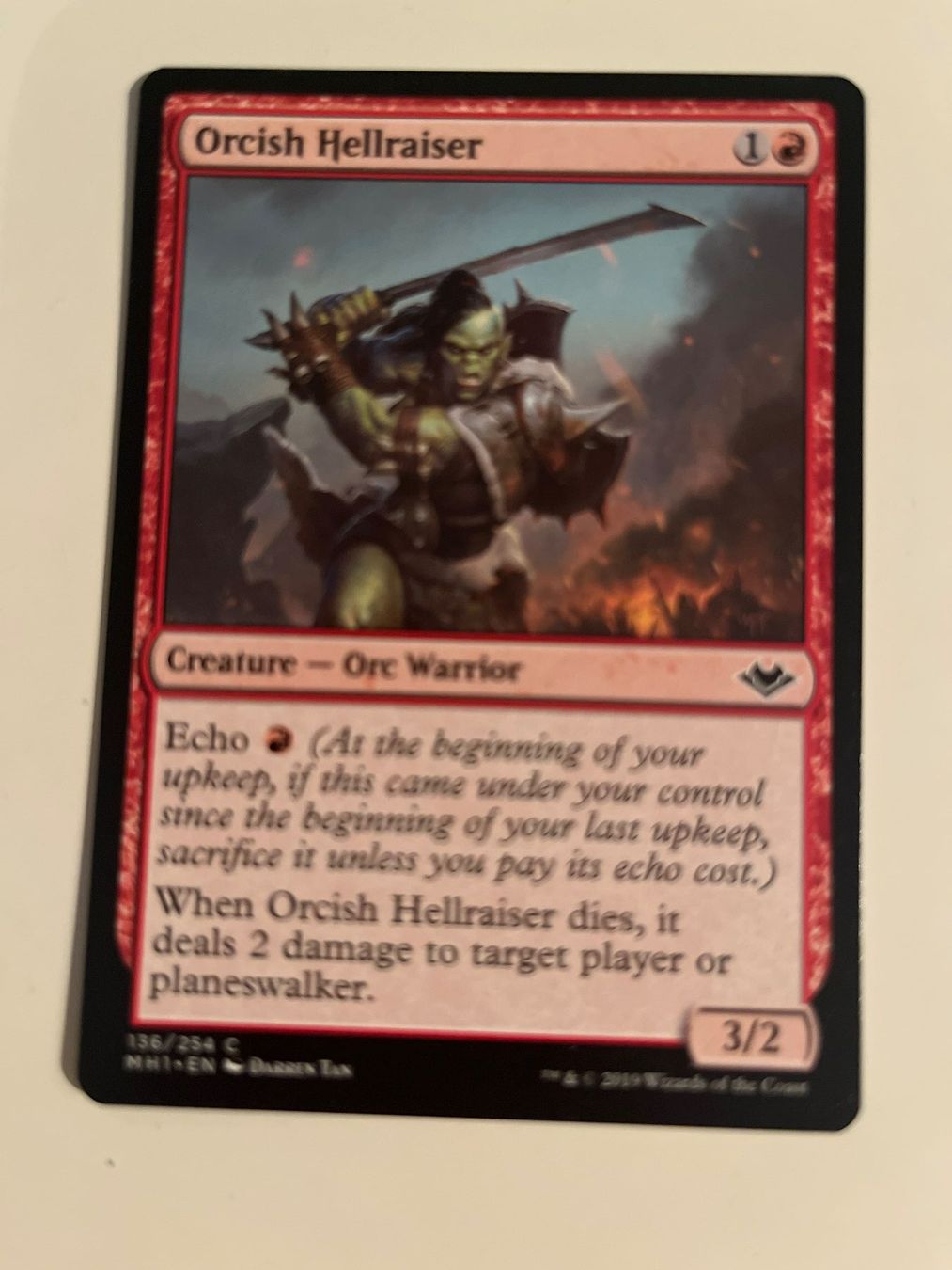 1 x Orcish Hellraiser - Magic: The Gathering - MtG (Gebraucht) in ...
