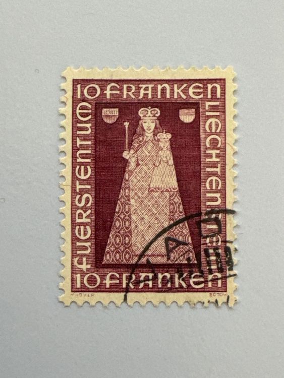 1941, Madonna von Dux, ZNr. FL150, gestempelt (Gebraucht) in für CHF 35 – mit Lieferung auf ...