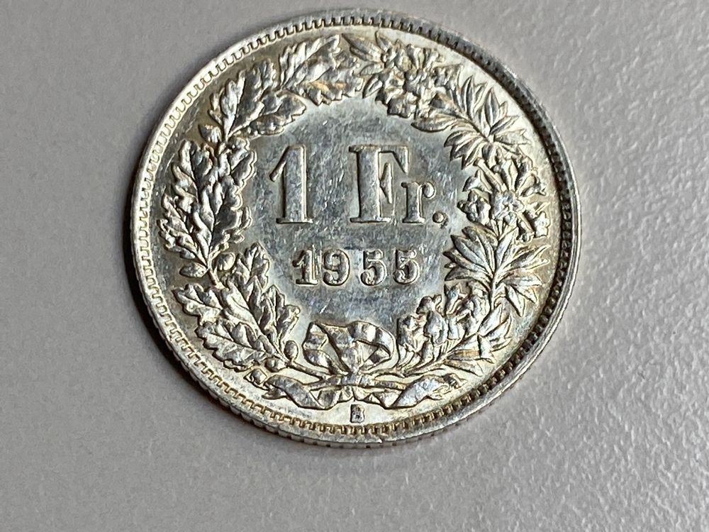 1 Fr.Silber Schweiz 1955 -vz | Kaufen auf Ricardo