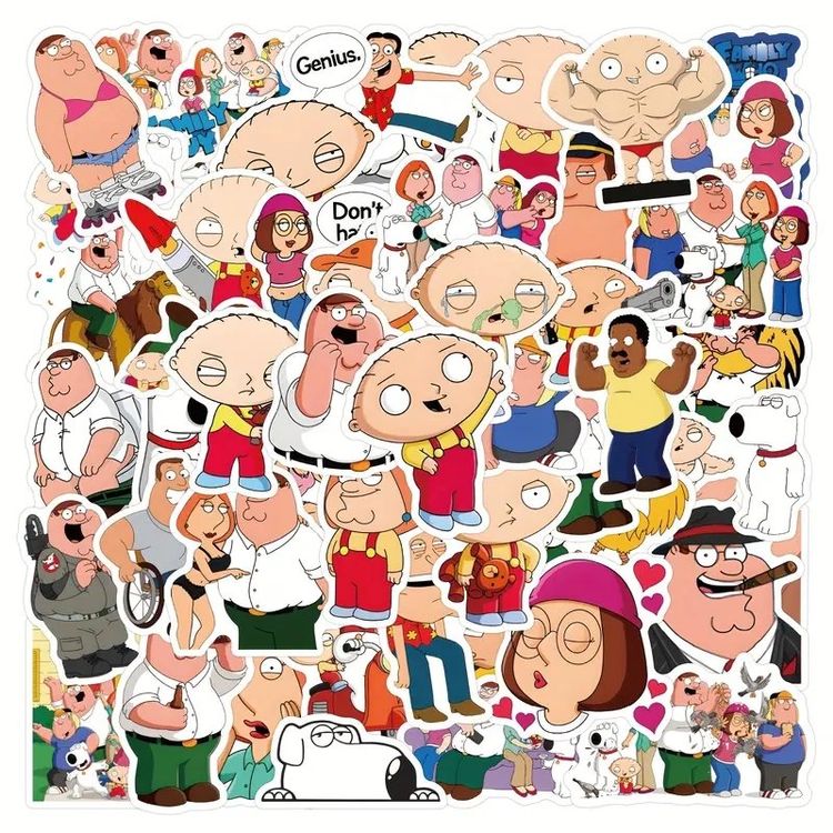 55 Stk. Sticker Aufkleber - Family Guy | Kaufen auf Ricardo