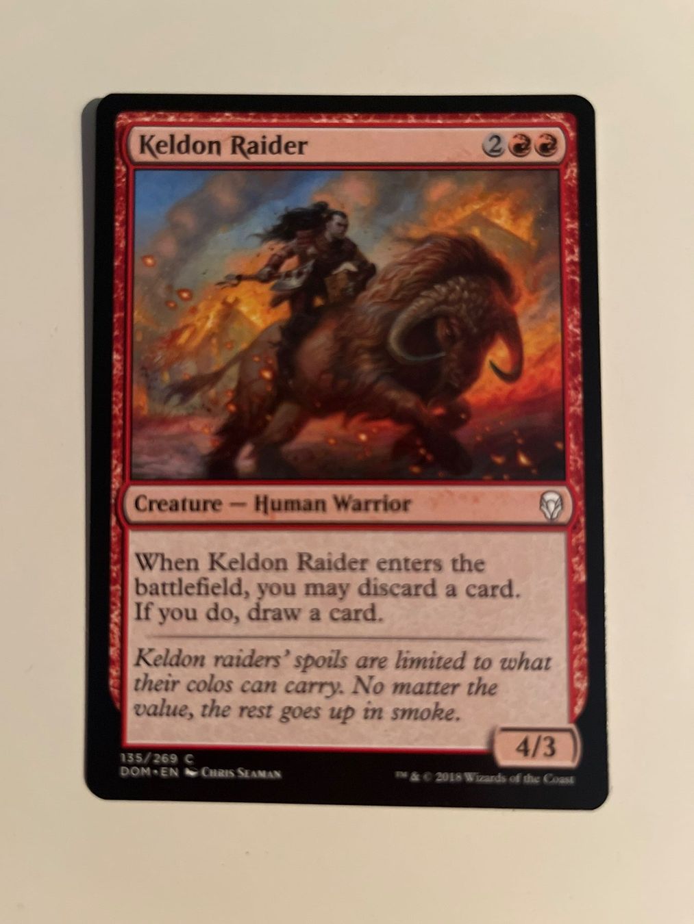 1 x Keldon Raider - Magic: The Gathering - MtG (Gebraucht) in Kriens ...